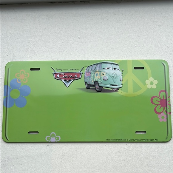 Other | Disney Pixar Cars Green License Plate | Poshmark